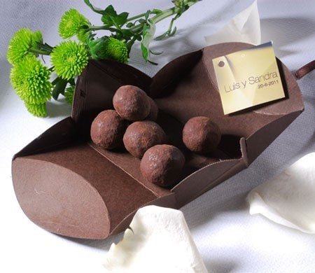 Original cardboard box for wedding favours