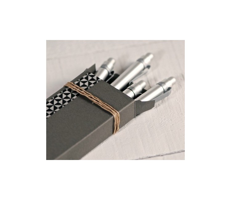 Rectangular box for stationery presents