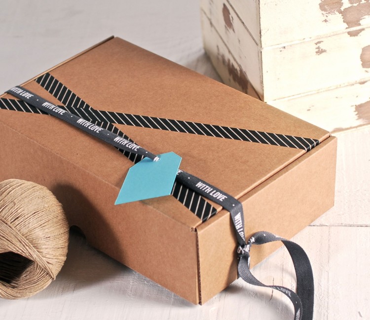 Rectangular Box with “With Love” Ribbon